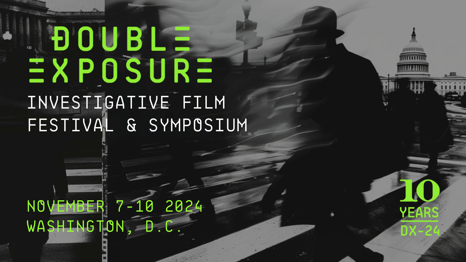 LANDSCAPE DXIFF POSTER - Double Exposure Investigative Film Festival and Symposium